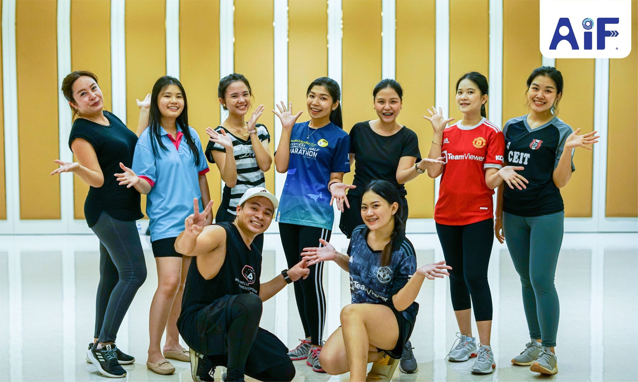 The Pictures of AIF's Monthly Sports Activities "Zumba Day"